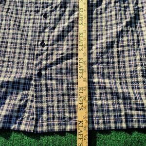 FUBU | Shirts | Mens Xxl Vintage Fubu Short Sleeve Button Down Shirt Blue Plaid New Wtags | Poshmark